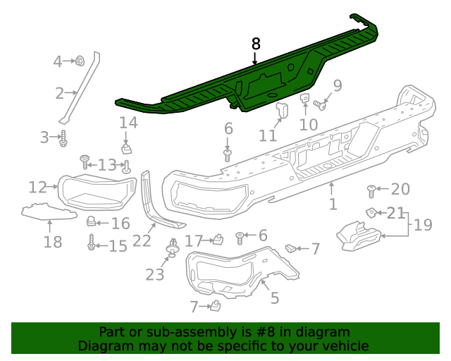 2019-2021 GM Step Pad 84564764 | NewGMParts.com