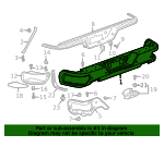 2019-2020 GM Rear Bumper 84574364 | TascaParts.com