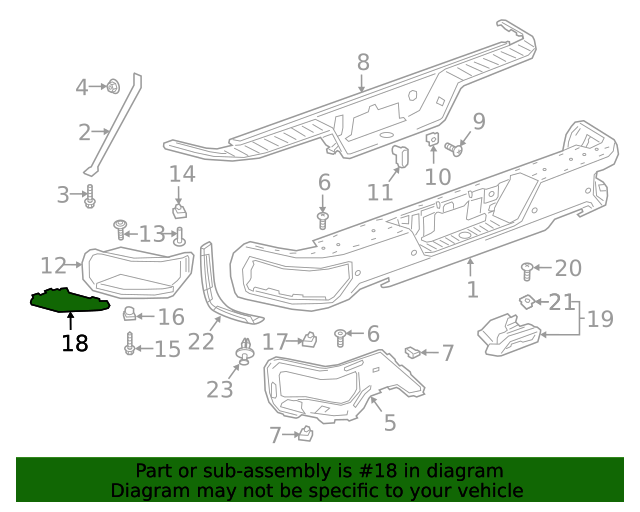2019-2021 GM Pad - Driver's Side (LH) 84227858 | TascaParts.com