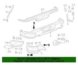 2019-2024 GM Multi-Purpose Nut 11548585 GM | GMPartsDirect.com