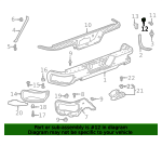 2019-2021 GM Bumper Step Pad Bracket 84227861 | GMPartsDirect.com