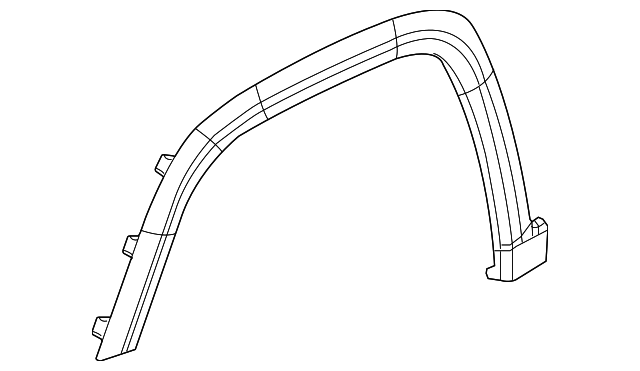 2017-2025 Jeep Compass Molding 7ST31RXFAA | Mopar Parts Canada