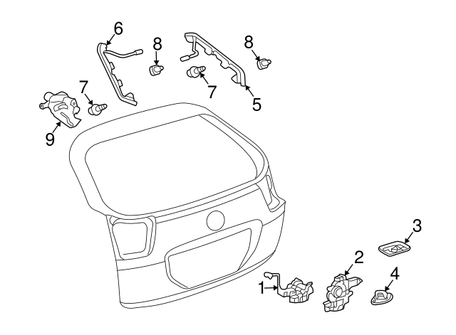 84260-48021 - Liftgate Object Sensor 2004-2009 Lexus | AutoNation Parts