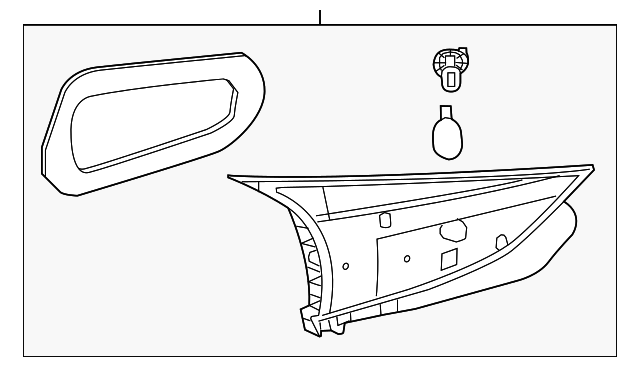 2014-2018 Mazda 3 Backup Lamp Assembly B45C-51-3F0B | Mazda-Parts