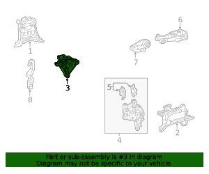 2020-2023 Toyota Side Mount Bracket 12315-F2071 | Toyota Parts Center