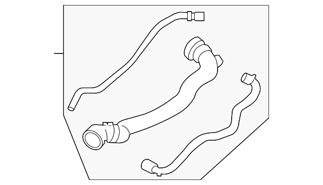 17128571612 - 2015-2017 BMW X3 Upper Hose (17-12-8-571-612) | BMW of ...