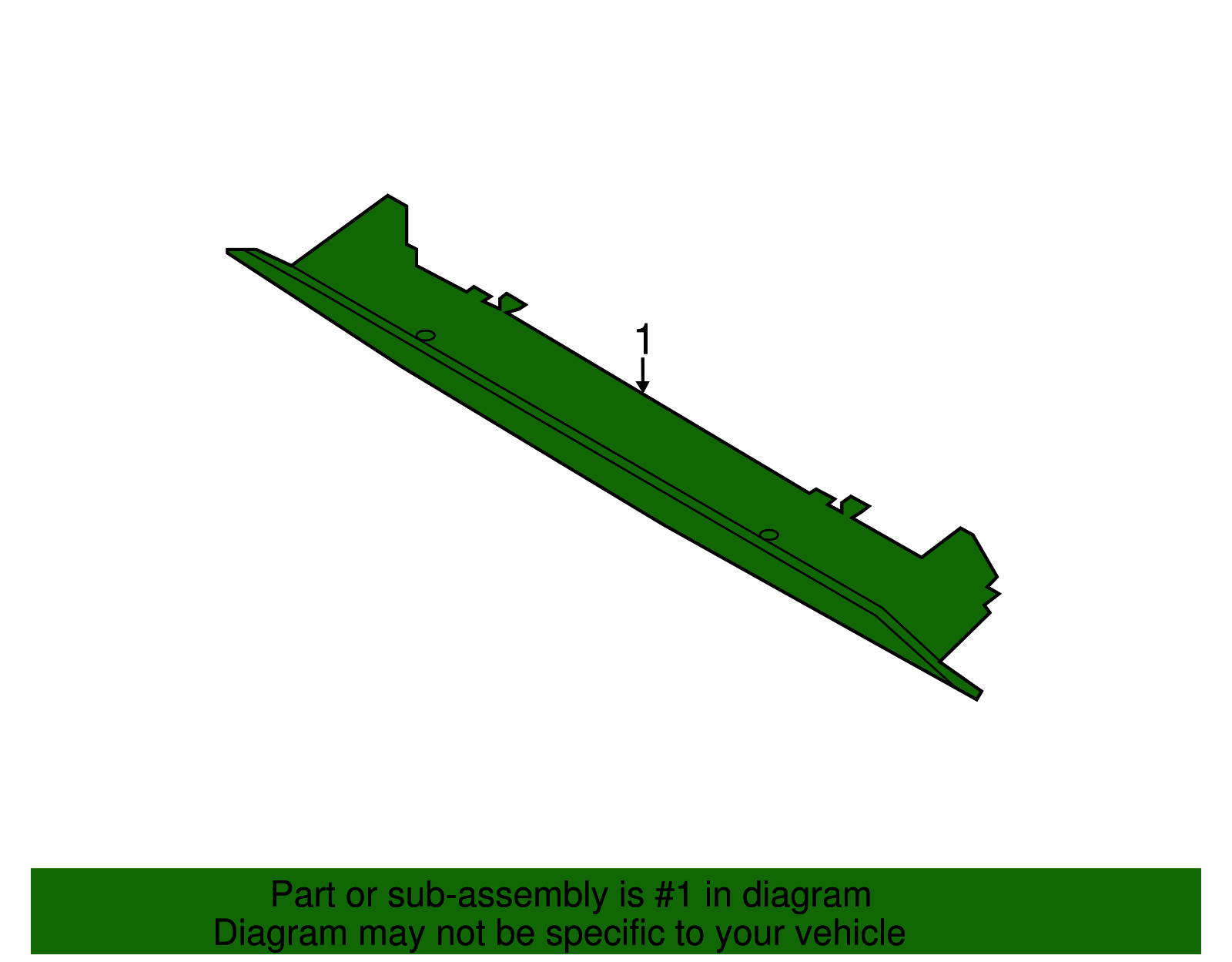 7S7Z-13A613-E - High Mount Lamp 2013-2018 Ford C-Max | Big 3 Auto Parts