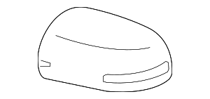 2014-2022 Mitsubishi Cover, Door Mirror, Otr R 7632B766 | OEM Parts Online