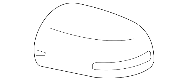 2014-2022 Mitsubishi Cover, Door Mirror, Otr R 7632B766 | OEM Parts Online