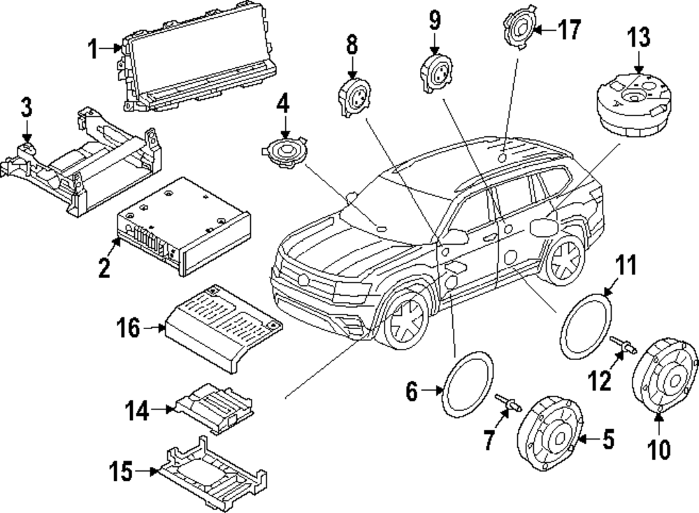 2024-2025 Volkswagen Display System 5H0-919-606-E | OEM Parts Online
