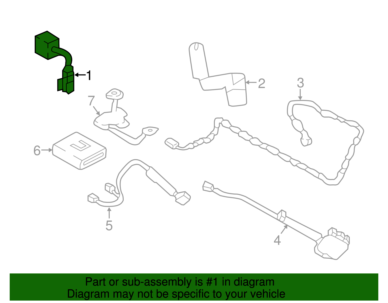 28336-5AA0A - Navigation Microphone 2016-2024 Nissan | Nissan Parts ...