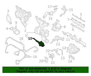 11658469143 - 2020-2024 BMW By-Pass Control Valve (11-65-8-469-143 ...