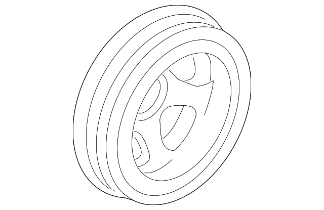 23123-2B720 - Engine Crankshaft Pulley 2014-2023 Kia | Kia.Parts Store