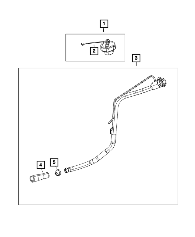 2020-2024 Mopar Fuel Filler Cap 68484447AB | Mopar eStore