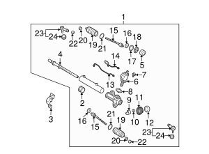 2004-2009 Kia Yoke 57719-2D000 | TascaParts.com
