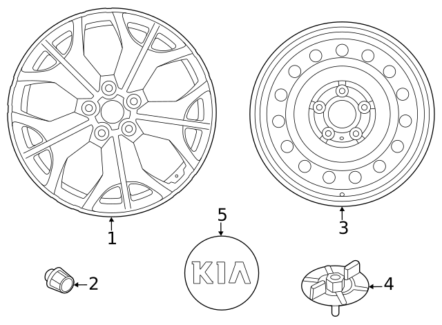 2021-2023 Kia Seltos OEM NEW 2021 Kia Seltos Sport Utility 18 Inch ...