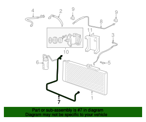 2007-2009 Dodge Line A/c Liquid 55056922AB | TascaParts.com