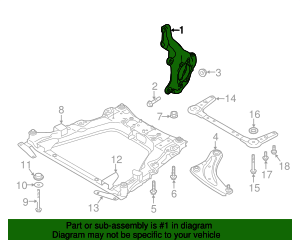 2011-2024 Nissan Steering Knuckle 40015-1KA1A | OEM Parts Online