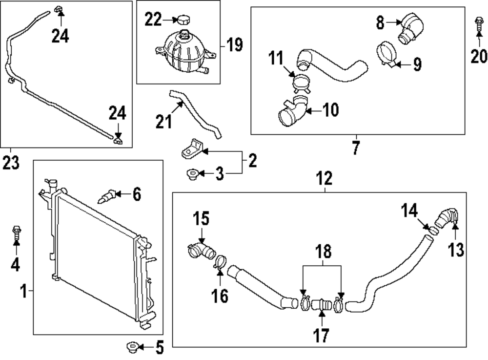 2024-2025 Hyundai Santa Fe Overflow Hose 25451-P6000 | OEM Parts Online
