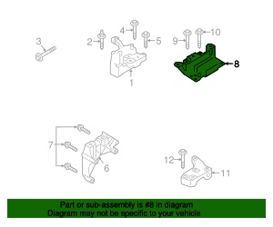 5Q0-199-555-BJ - Trans Mount 2015-2024 Audi | Audi OEM Parts