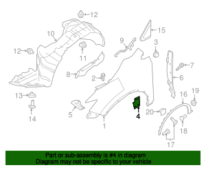 2015-2020 Nissan Murano OEM NEW 2015-2020 Nissan Murano Driver Sd Front ...