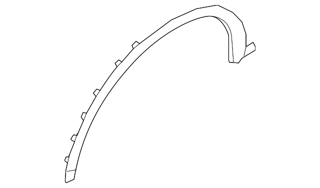 2015-2021 Nissan Murano Wheel Opening Molding 76852-5AA0A | Nissan ...