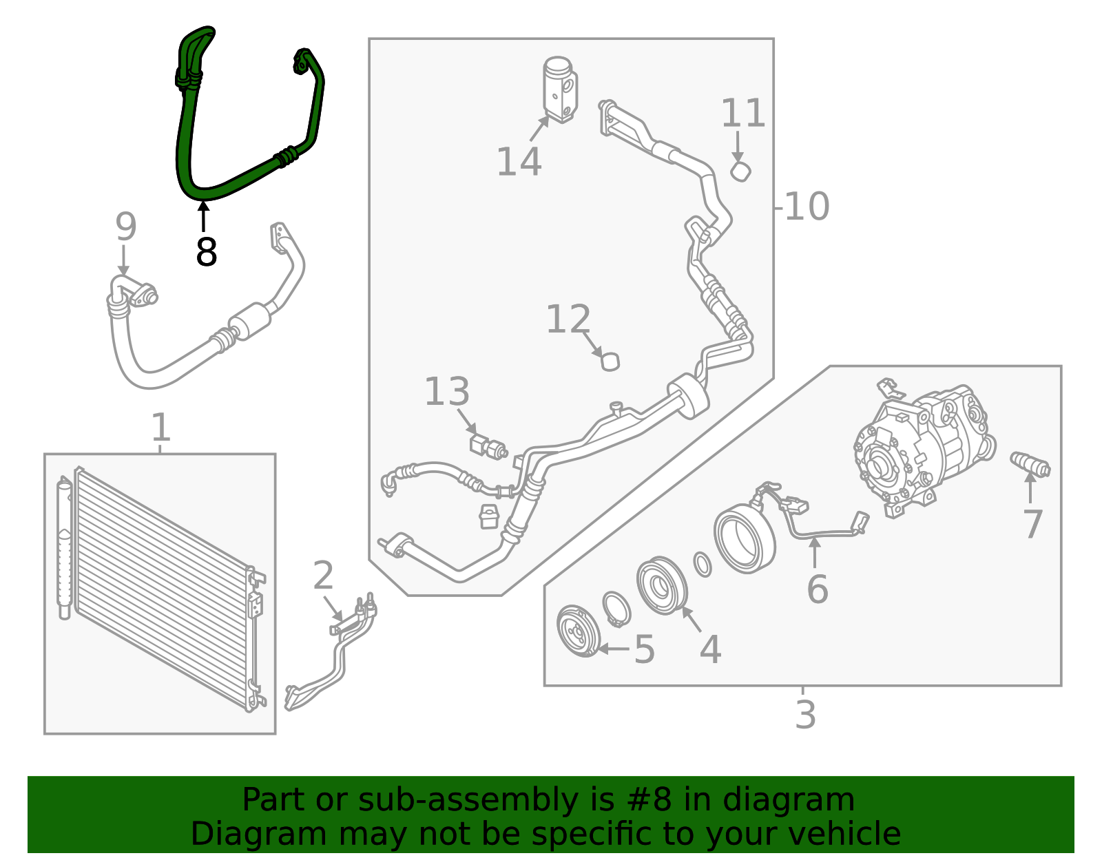 97762-AR110 - Hose Discharge 2022-2025 Genesis GV70 | AutoNation Parts