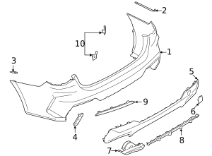51-12-9-850-252 - Bumper Cover - 2021-2024 BMW | BMWPartsHub