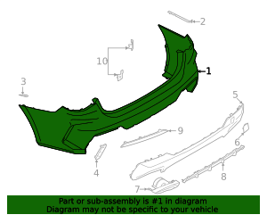 Genuine BMW 51-12-9-850-252 | Bumper Cover | FREE Shipping on Most ...