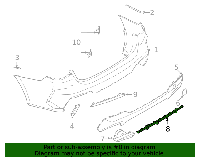 Genuine BMW 51-12-8-078-907 | Lower Trim | FREE Shipping on Most Orders ...