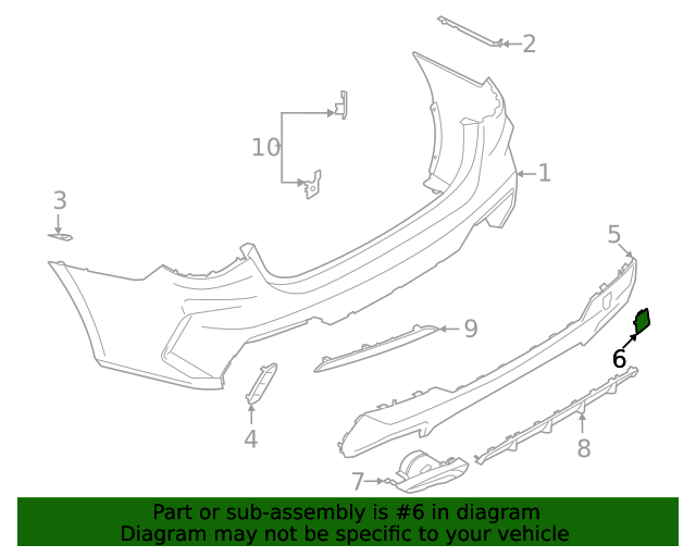 Genuine BMW 51-12-5-A0B-2F0 | Tow Bracket Cover | FREE Shipping on Most ...