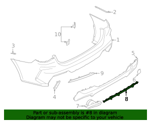 Genuine BMW 51-12-8-077-357 | Lower Trim | FREE Shipping on Most Orders ...