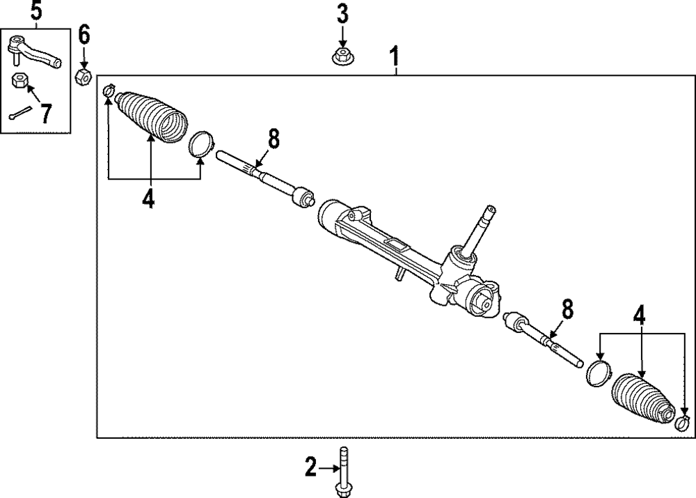 2022-2024 Toyota Corolla Cross Gear Assembly 45510-0A060 | Toyota Parts ...