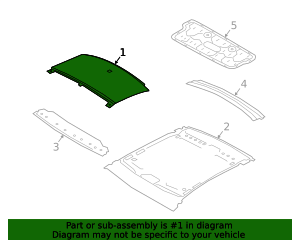 2021-2023 Audi Roof Panel 4K5-817-109-A | Audi USA Parts