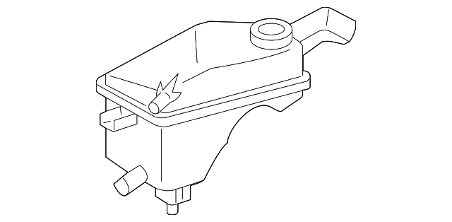 2008-2018 Toyota Reservoir Tank 16480-22080 | Toyota Parts Center