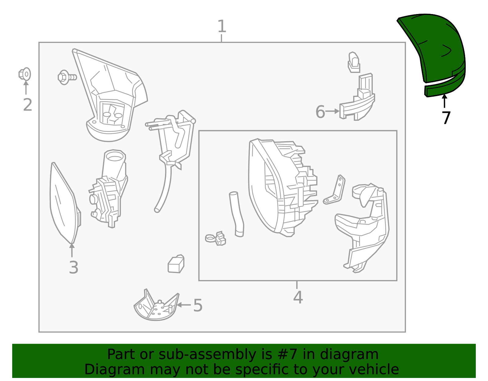 76201-T1W-A01ZF - 2015-2022 Honda - Cap R Skull *NH731P* (Crystal Black ...