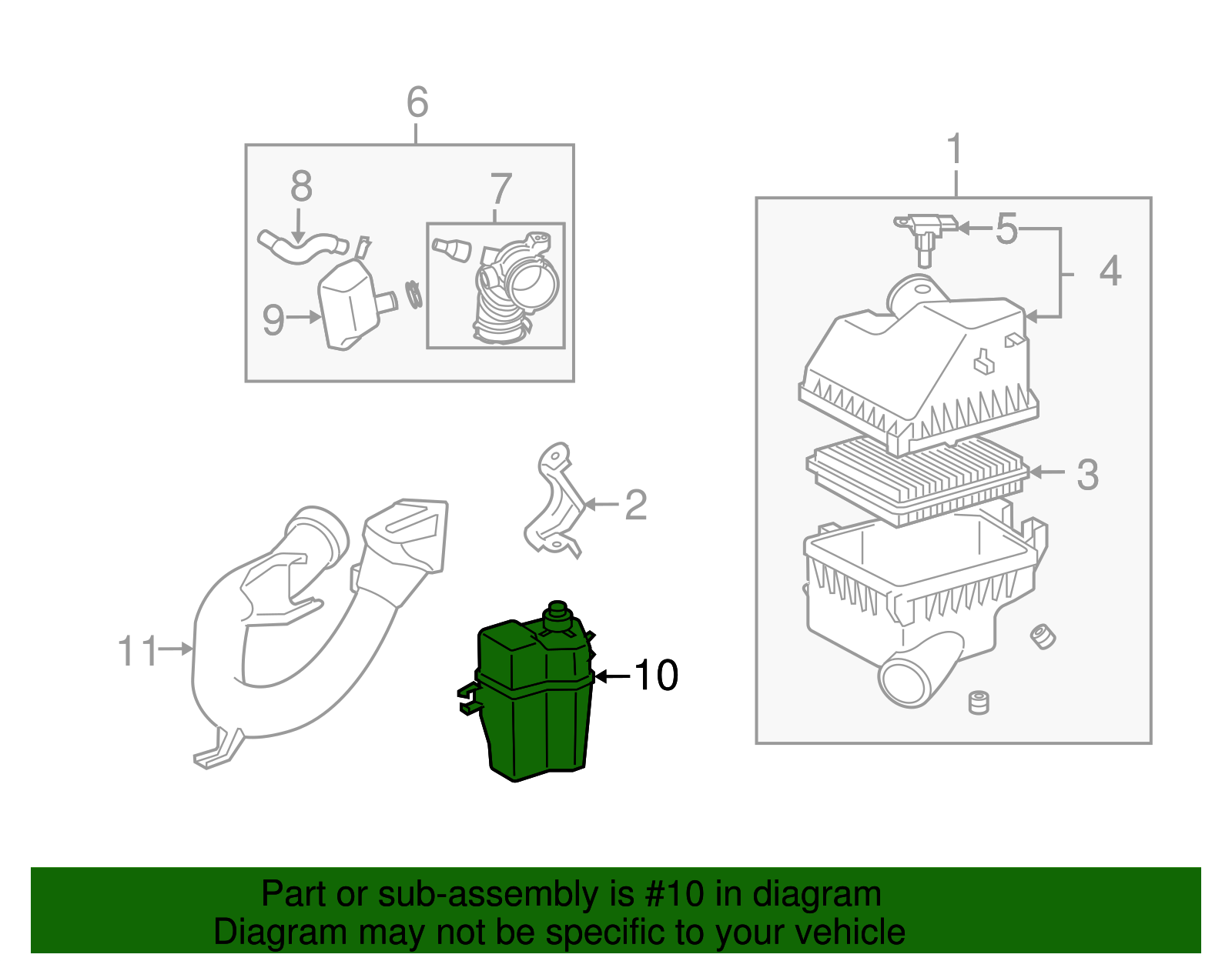 2006-2012 Toyota RAV4 Resonator 17894-0V020 | Toyota Parts Center