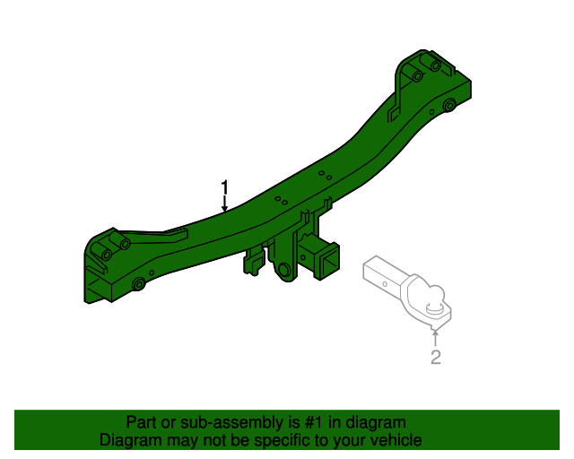 Audi OEM Trailer Hitch Part# 8R0-092-115 | OEM Vehicle Parts