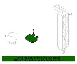 PAB-937-105 - Fuse 2020-2023 Porsche Taycan | AutoNationParts.com