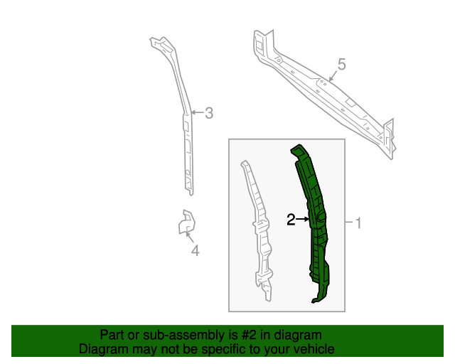 2012-2019 Nissan Outer Panel 76039-1PC0A | QuirkParts