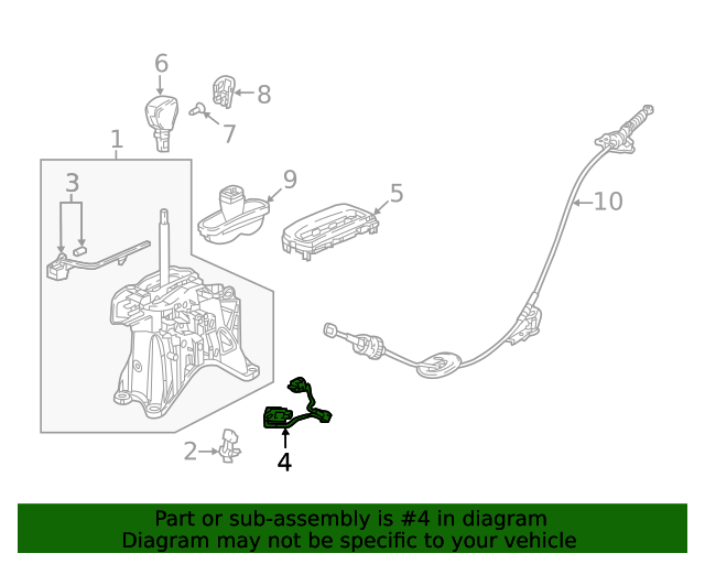 39550-TBA-A81 - Solenoid Set Select Switch - 2016-2020 Honda Civic ...