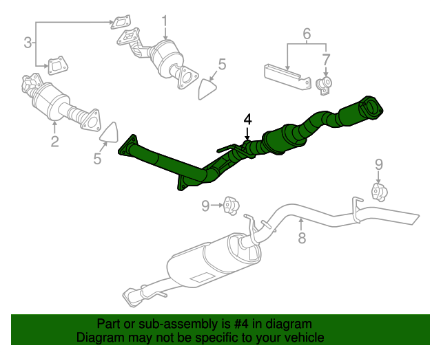 Three-Way Catalytic Converter 19434298 GM | GMPartsDirect.com
