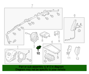 77930-TR0-R11 - Front Sensor 2012 Honda Civic | Honda Parts Online
