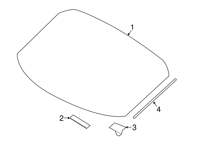 2018-2020 Kia Stinger Side Molding 87120-J5000 | TascaParts.com