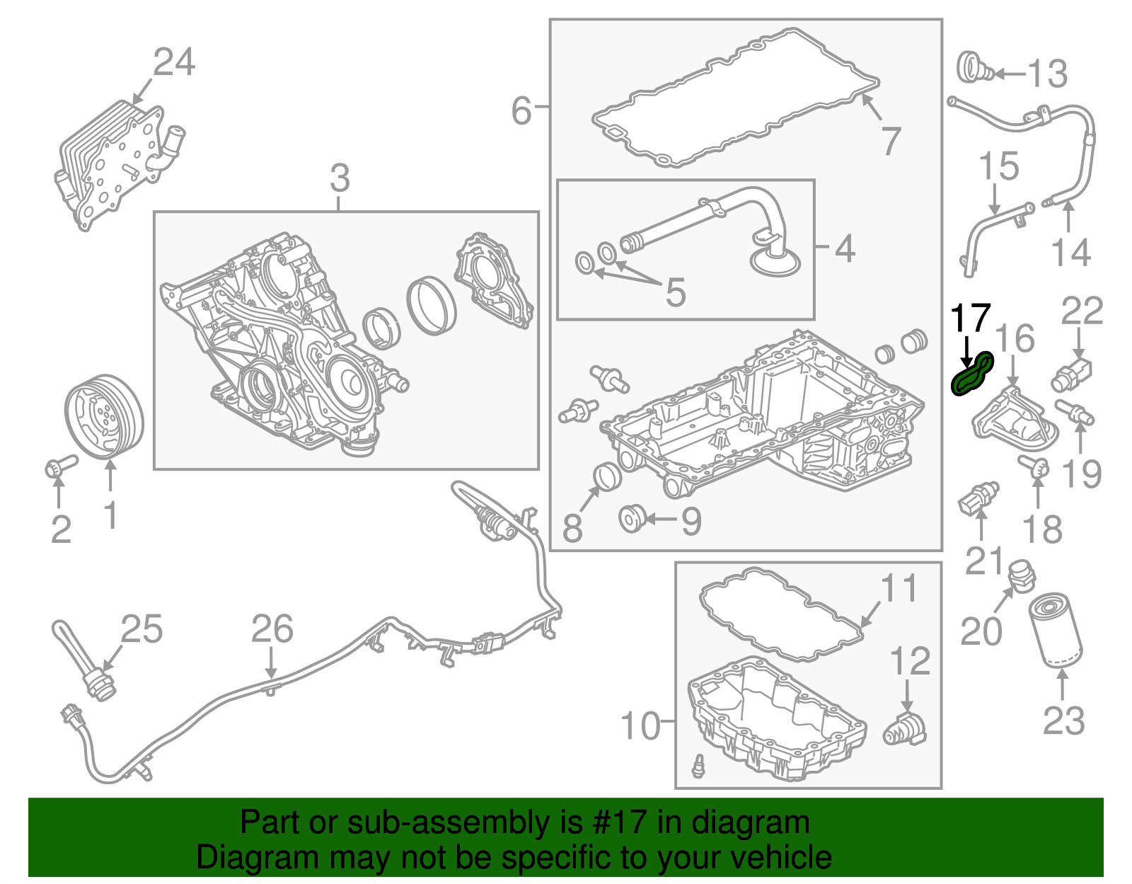 BC3Z-6840-A - Adapter Gasket 2011-2019 Ford | Ford Parts Direct