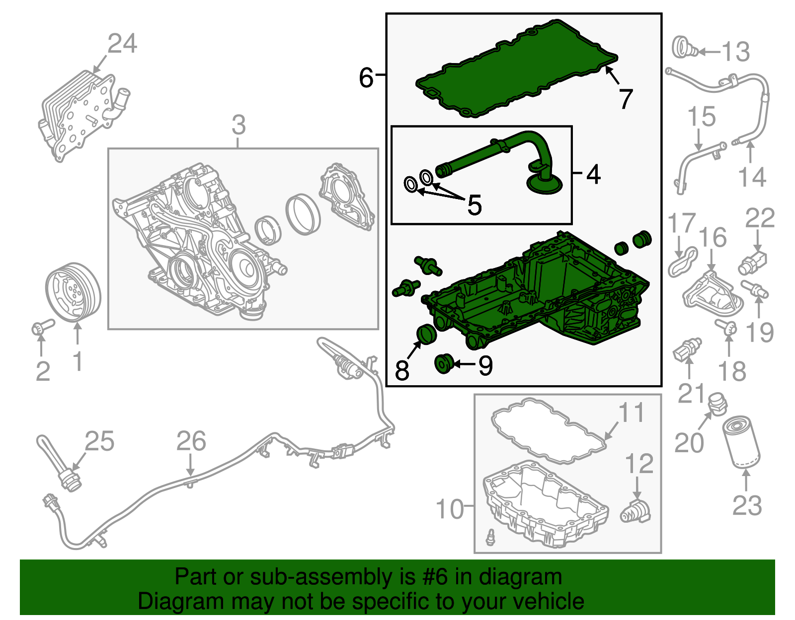 2011-2019 Ford Oil Pan DC3Z-6675-C | OEM Parts Online
