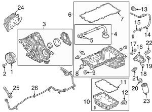 BC3Z-6840-A - Adapter Gasket 2011-2019 Ford | Ford Parts Direct