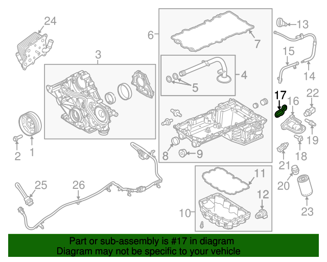 BC3Z-6840-A - Adapter Gasket 2011-2019 Ford | Ford Parts Direct