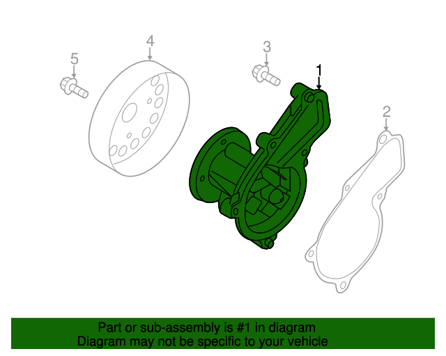 25100-2E020 - Water Pump 2012-2022 Kia | Kia.Parts Store
