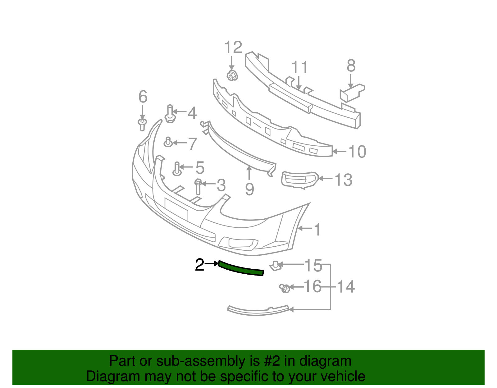 86517-2F500 - Bumper Cover Side Bracket 2007-2009 Kia | Kia.Parts Store
